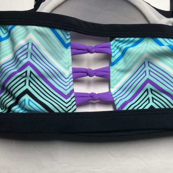 Swimsuits For All | Swim | Swimsuits For All Blue And Purple Bikini Top ...